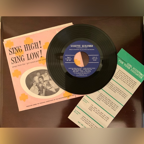 Girl Scouts | Other | Vintage 6s Sing High Sing Low Girl Scout Songbook ...